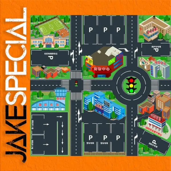 Urban Simulation Traffic Scene Map | JakeSpecial