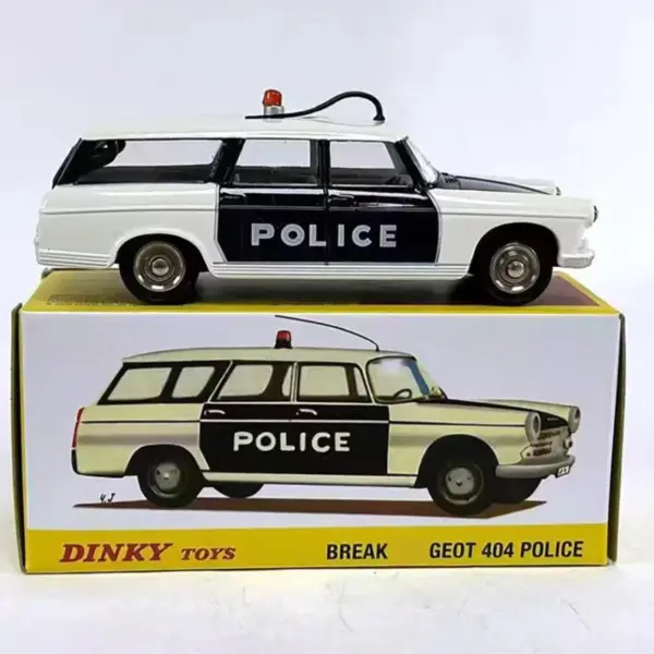 DINKY 1:43 Scale 404 Police Model Car | JakeSpecial