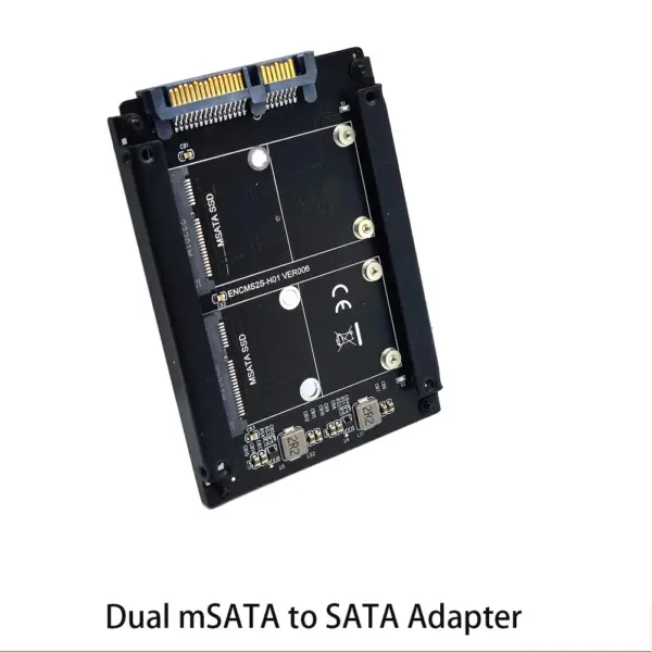 Dual mSATA to SATA Adapter Enclosure | JakeSpecial